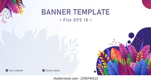 Nature Display Banner Background Illustration Vector Stock Vector ...