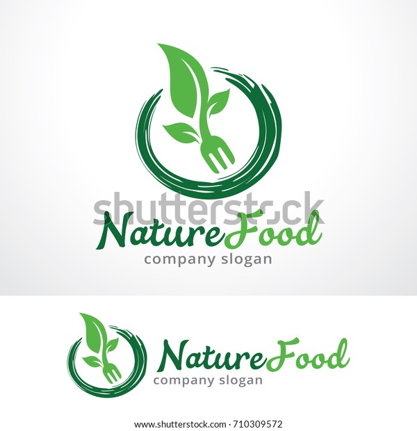 Nature Food Logo Template Design Vector Stock Vector (Royalty Free ...