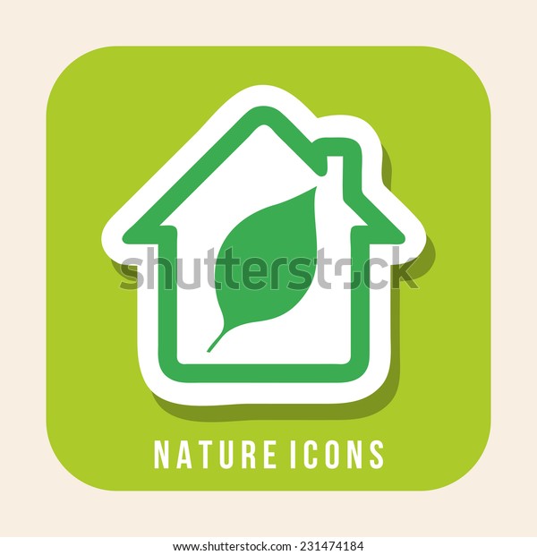 Nature Graphic Design Vector Illustration Stock Vector (Royalty Free ...