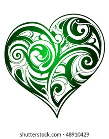 Nature Heart Stock Vector (Royalty Free) 48910429 | Shutterstock