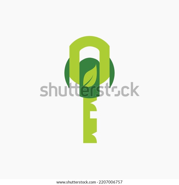 Nature Key Logo Design Template Stock Vector (Royalty Free) 2207006757 ...