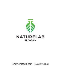 Nature Lab Logo Modern Style Vector Stock Vector (Royalty Free ...