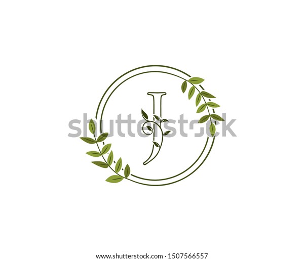 Nature Letter J Leaf Icon Logo Stock Vector (Royalty Free) 1507566557 ...