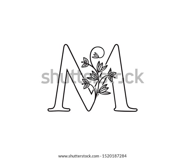 Nature Letter M Leaf Icon Logo Stock Vector (Royalty Free) 1520187284 ...