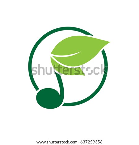 Nature Music Logo Note Music Icon Stock Vector (Royalty Free) 637259356 ...