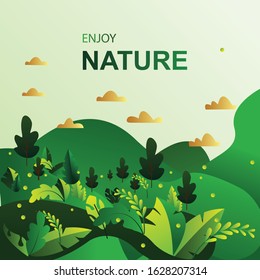 Nature Page Vector Web Templates Nature Stock Vector (Royalty Free ...