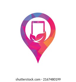 Nature Phone Gps Shape Concept Vector Stock Vector (Royalty Free ...
