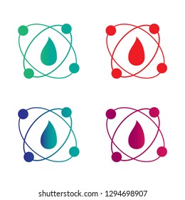 Nature Science Logo Useful Editable Printable: เวกเตอร์สต็อก (ปลอดค่า ...