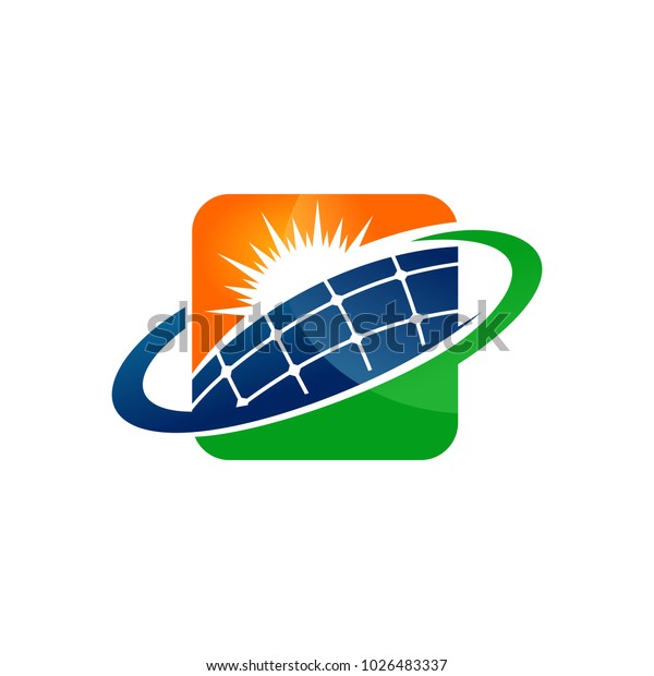 Nature Solar Energy Logo Template Stock Vector (Royalty Free ...