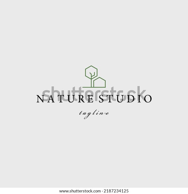 Nature Studio Logo Vector Use Business Stock Vector (Royalty Free ...