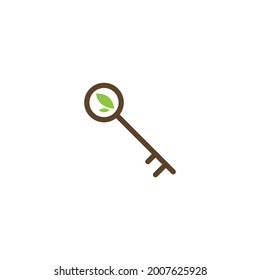 Nature Wood Key Leaf Vector Logo Stock Vector (Royalty Free) 2007625928 ...
