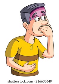 3,154 Nausea person vector Images, Stock Photos & Vectors | Shutterstock