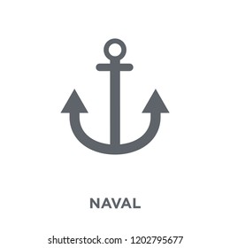 Naval Icon Naval Design Concept Army Stock Vector (Royalty Free) 1202795677
