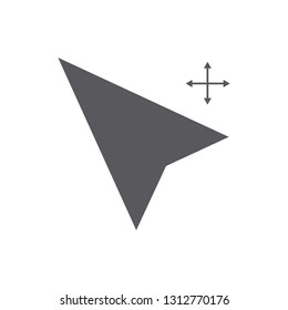 Navigation Arrow Icon Vector Illustration Stock Vector (Royalty Free ...