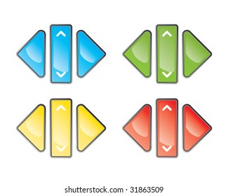 Navigation Buttons Stock Vector (Royalty Free) 31863509 | Shutterstock