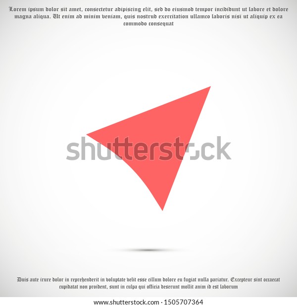 Navigation Icon Sign Design Navigation Base Stock Vector (Royalty Free ...