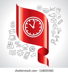 Navigation Icons Clock Button Stock Vector (Royalty Free) 118035583 ...