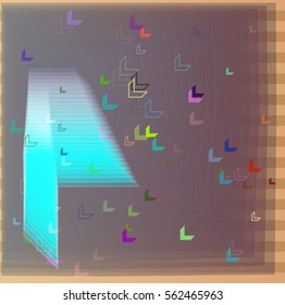 Navigation Texture Art Stock Vector (Royalty Free) 562465963 | Shutterstock