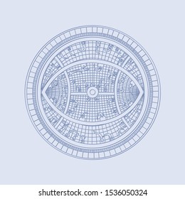 Navigation Toolcelestial Sphere Astronomical Coordinate System Stock ...