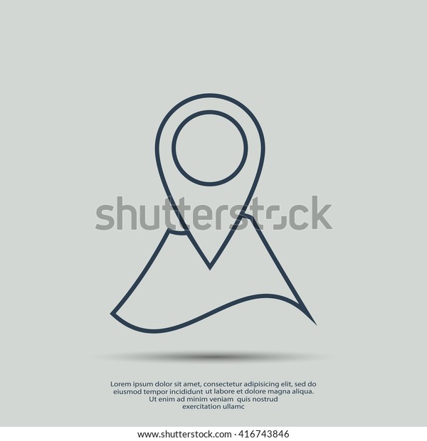 Navigator Guide Icon Stock Vector (Royalty Free) 416743846 | Shutterstock