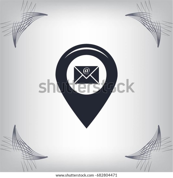 Navigator Guide Itinerary Icon: vector de stock (libre de regalías ...