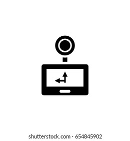 Navigator Vector Icon Stock Vector (Royalty Free) 654845902 | Shutterstock