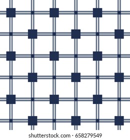 Navy Blue Grid Pattern Stock Vector (Royalty Free) 658279549 | Shutterstock