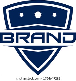 Navy Blue Logo Brand Vector Stock Vector (Royalty Free) 1764649292 ...