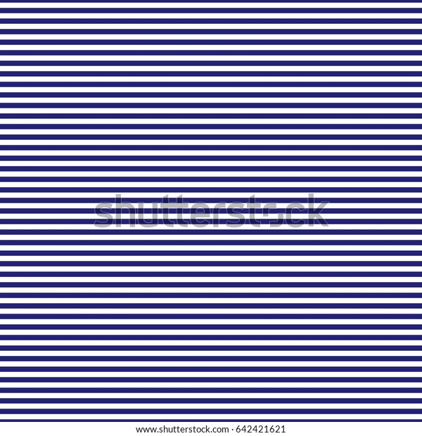 Navy Blue White Horizontal Stripes Seamless Stock Vector (Royalty Free ...
