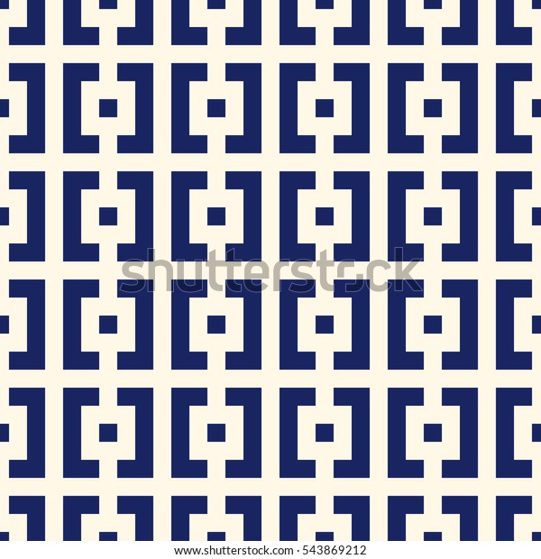 Navy Color Repeated Squares Brackets On Stock Vector (Royalty Free ...