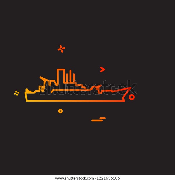 Navy Icons Design Vector: vector de stock (libre de regalías ...