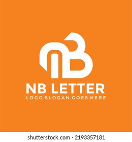 Nb Letter Industrial Logo Vector Image Stock Vector (Royalty Free) 2193357181 | Shutterstock