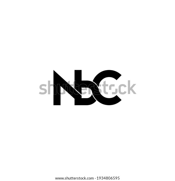 Nbc Letter Original Monogram Logo Design Stock Vector (Royalty Free ...