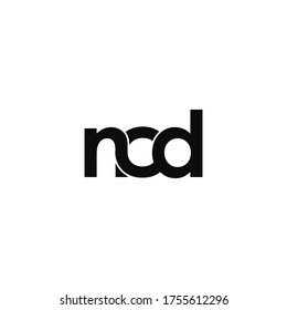 Ncd Letter Original Monogram Logo Design Stock Vector (Royalty Free ...