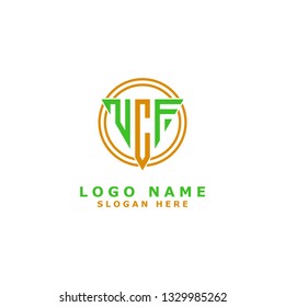 Ncf Design Logo Elegant Trendy Artistic Stock Vector (Royalty Free ...