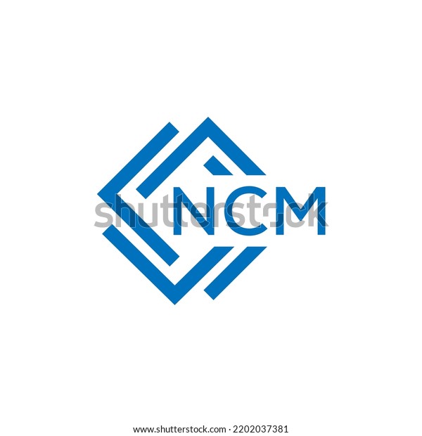 Ncm Letter Logo Design On White Stock Vector (Royalty Free) 2202037381 ...