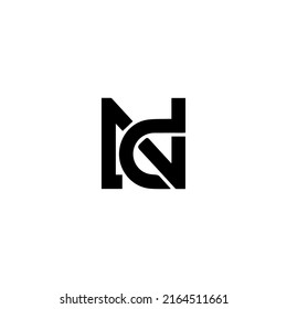 Nd Letter Logo Vector Illustration Stock Vector (Royalty Free ...