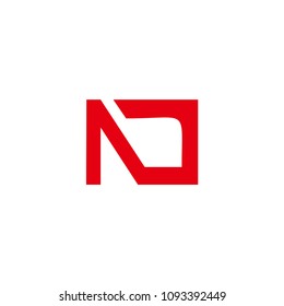 Ad Red Grey Letter Logo Design Stock Vector (Royalty Free) 1308088834