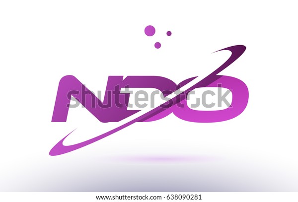 Ndo N D O Alphabet Letter Stock Vector (Royalty Free) 638090281 ...