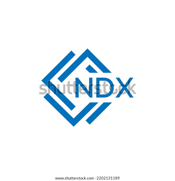Ndx Letter Logo Design On White Stock Vector (Royalty Free) 2202131189 ...