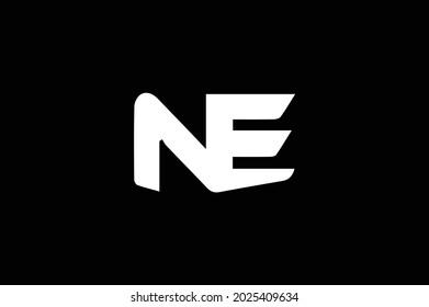 Ne Elegant Logo Initials Company Vector Stock Vector (Royalty Free ...