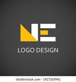 Ne Letter Simple Logo Design Stock Vector (Royalty Free) 1927263941 ...