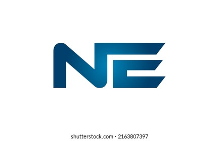Ne Linked Letters Logo Icon Stock Vector (Royalty Free) 2163807397 ...