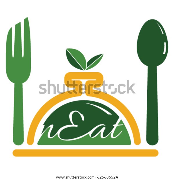 Neat Eat Logo Vector Illustration Stock Vector (Royalty Free) 625686524