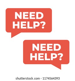 Need Help Sign Support Service Volunteering Stock Vector (Royalty Free ...