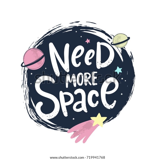 Necesita más letras de espacio. Diseño de caricaturas vectoriales