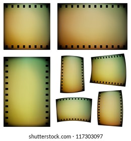 Negative Film Templates Stock Vector (Royalty Free) 117303097 ...