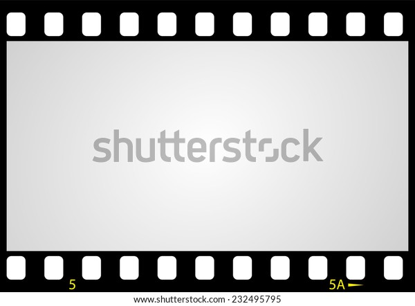 Negative Picture Film Frame Vector Illustration Stock Vector (Royalty ...