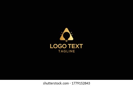 Negative Space Bulb Idea Logo Concept Stock Vector (Royalty Free ...