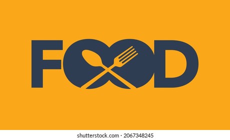 Negative Space Food Logo Design Stock Vector (Royalty Free) 2067348245 ...